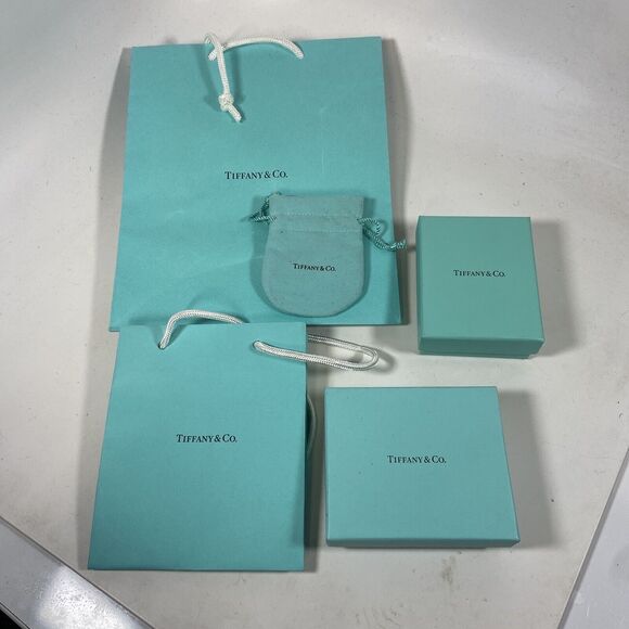Tiffany & Co. | Accessories | Tiffany Co Gift Packing Lot 7 Pieces Blue ...